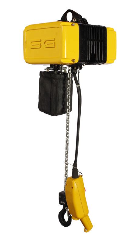 Small Portable Sg Type Electric Chain Block For Warehouse Use 220 460v 500kg