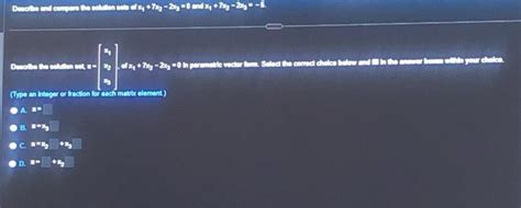 Solved Iype An Hileger Or Fraction For Ceach Matrix