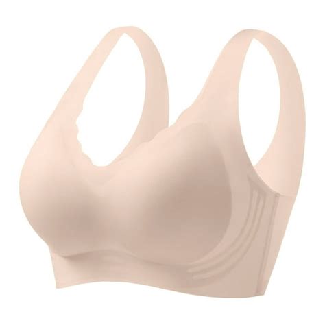 Ahtjrt Wireless Bras For Women No Underwire Fashion Scalloped
