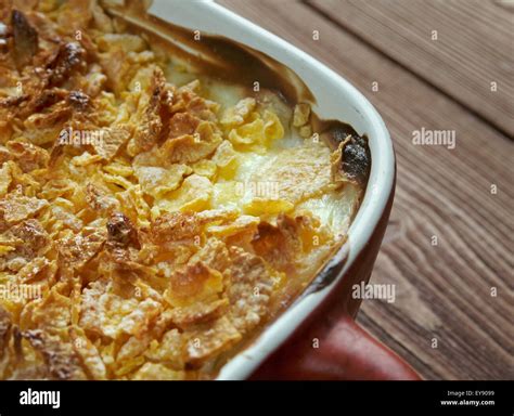 Mormon Funeral Potatoes Traditional Potato Hotdish Or Casserole Un