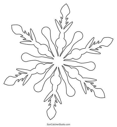 Free Clip Snowflake Patterns To Trace Download Free Clip Snowflake