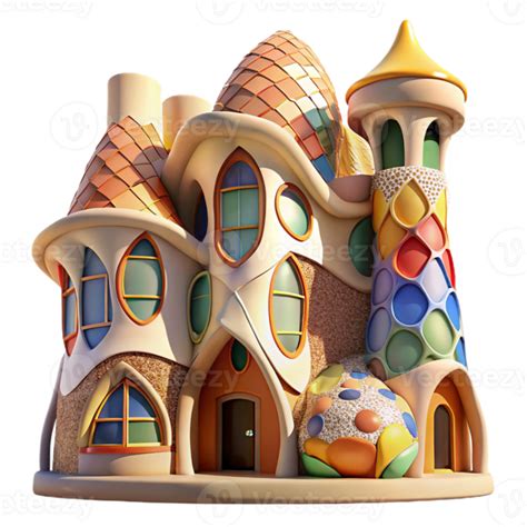 Elegant Creative Magnificent Abstract A Gaudi Inspired Organic Building Flowing Curves