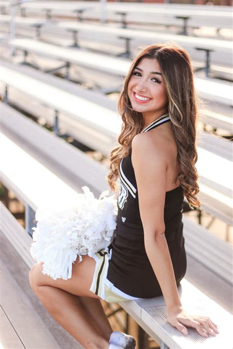 Cheer Senior Pictures On Football Field Cheer Pictures Cheer Picture