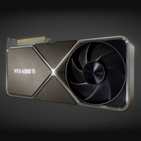 3d Nvidia Geforce Rtx 4090 Ti Gpu Model Turbosquid 1966206