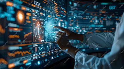 Premium Photo Photo Realistic Digital Health Data Analytics Concept In Healthcare Setting As