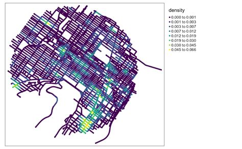 Temporal Network Kernel Density Estimate • Spnetwork