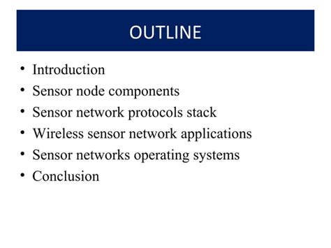 Wireless Sensor Networking Ppt