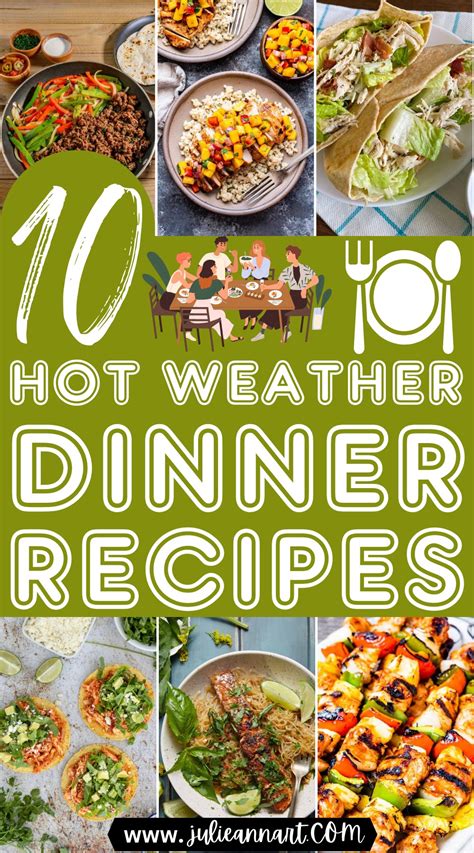 10 Easy Hot Weather Dinner Ideas To Eat Light And Healthy Julie Ann Art