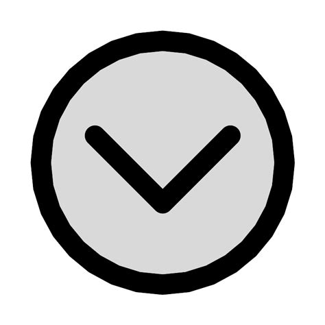 Chevron Circle Down Vector Svg Icon Svg Repo