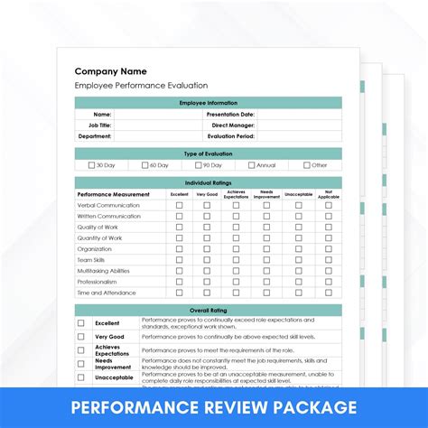 Performance Review Template Salary Review Templates Ms Word HR Form Office Microsoft Word