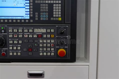 Cnc Control Panel Stock Photo Image Of Milling Keyboard