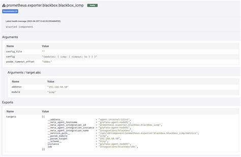 Blackbox Exporter Grafana Flow Mode Issues Grafana Alloy Grafana