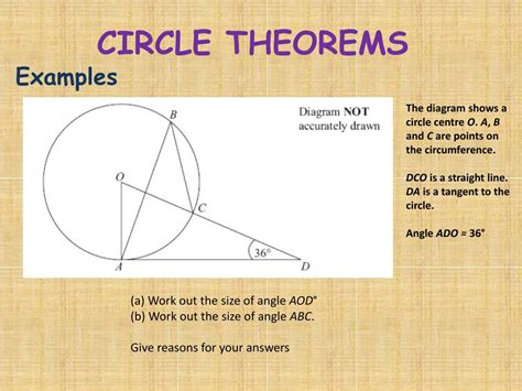Ppt Circle Theorems Powerpoint Presentation Free Download Id4854775