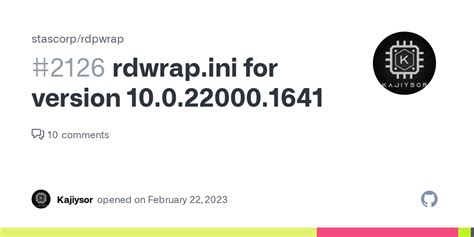 I For Version 100220001641 · Issue 2126 · Stascorprdpwrap