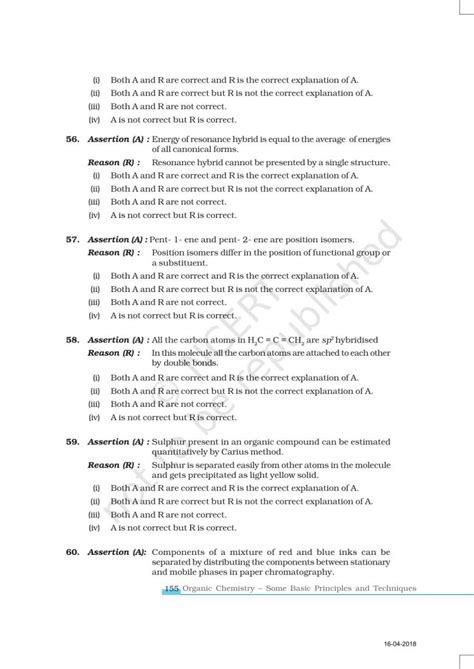 Ncert Exemplar Book For Class 11 Chemistry Chapter 12 Organic Chemistry Some Basic Principles