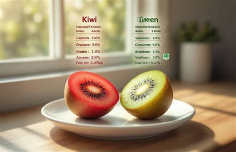 Red Kiwi And Green Kiwi Ultimate Nutrition Taste And Benefits
