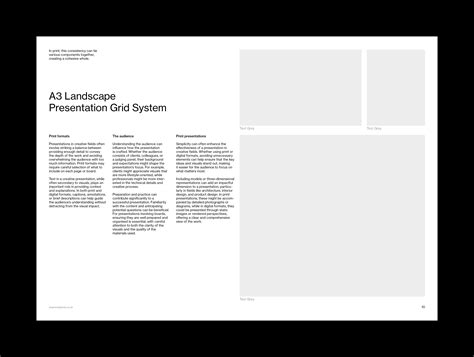 A3 Presentation Grid System For Indesign 2 Behance