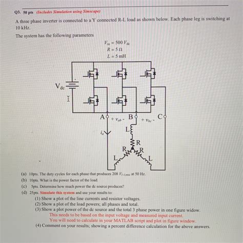solved q3 50 pts includes simulation using simscape a