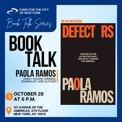 Canceled October 28 2024 Paola Ramos Defectors The Rise Of The