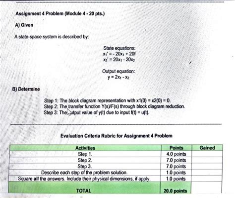 Solved Assignment 4 Problem Module 4 20 Pts A Given A