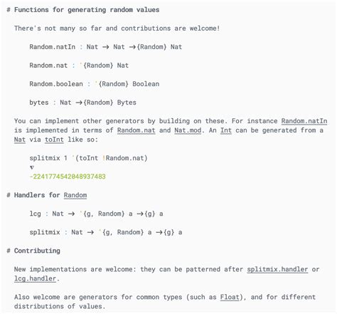 Random Number Generating Ability Issue Unisonweb Base GitHub