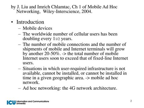 Ppt Mobile Ad Hoc Networking With A View Of 4g Wireless Imperatives