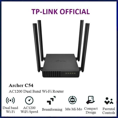 Promo Archer C54 Ac1200 Dual Band Wi Fi Router Tplink Archer C 54 Diskon 23 Di Seller Tikno