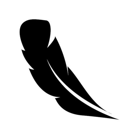 Premium Vector Feather Icon