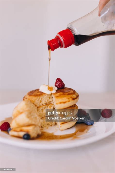 Pancakes And Syrup Bottle