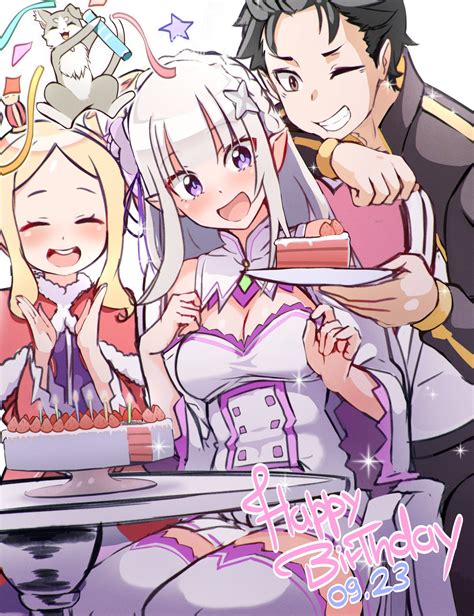 Happy Birthday Emilia Re Zero Starting Life In Another World Know Your Meme