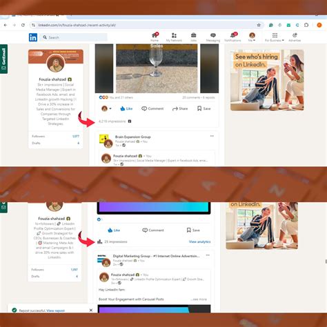 fouzia shahzad 🌟 on linkedin ai linkedinpost linkedingrowth contentstrategy ecommerce