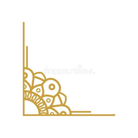 Mandala Wedding Frame Element Vector Designs Stock Vector Illustration Of Modern Flower