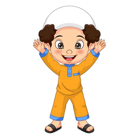 سعيد مسلم صبي الكرتون رفع اليدين توضيح طفل لغة الملايو Png والمتجهات