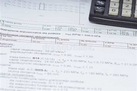 Engineering Calculations Stock Photo Image Of Notes Construct 2216694