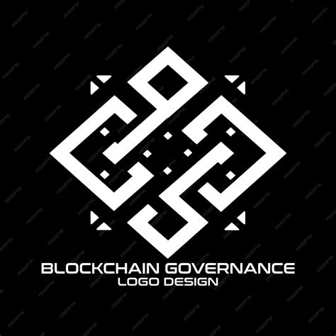 Premium Vector Blockchain Governance Vector Logo Design
