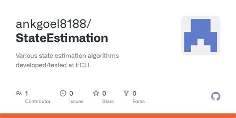 Github Ankgoel8188stateestimation Various State Estimation