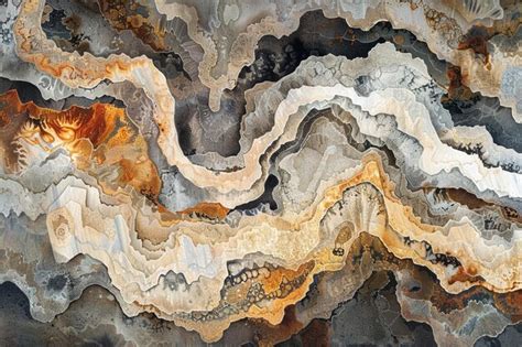 Premium Photo Develop An Abstract Representation Of Geological B Generative Ai
