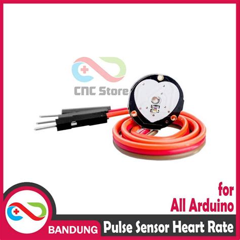 Jual Pulse Sensor Heart Rate Sensor Pulse Analog Sensor For Arduino Shopee Indonesia