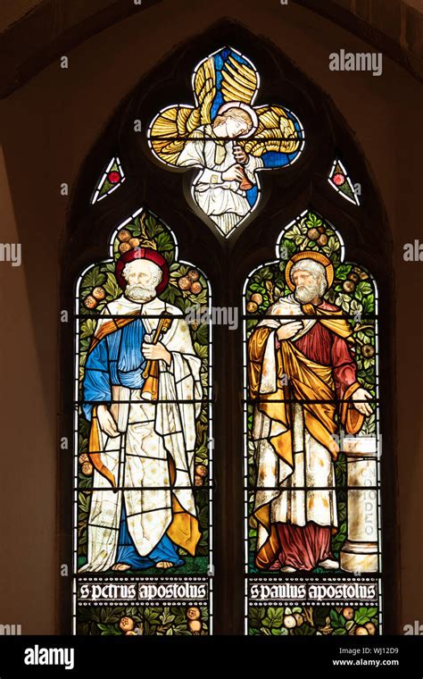 Stained Glass Windows By Edward Burne Jones In Sheepy Magna Church