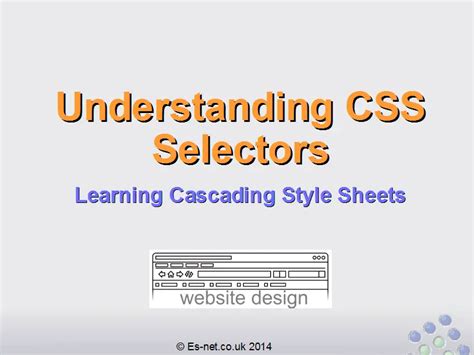 Understanding CSS Selectors