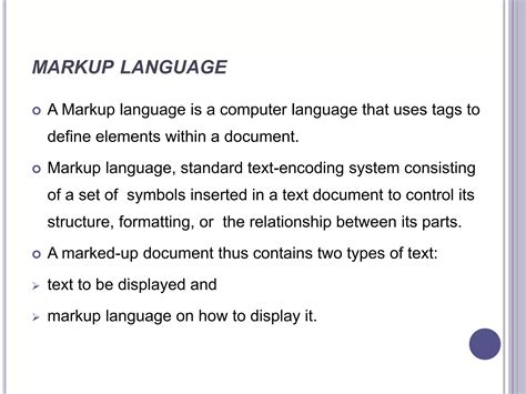 Understanding Markup Languagespptx