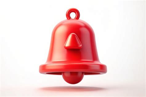 Premium Photo 3d Red Danger Attention Bell Or Emergency Notifications Alert On Rescue Warning