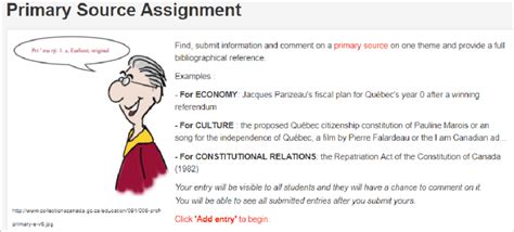 Primary Source Assignment Instructions Download Scientific Diagram