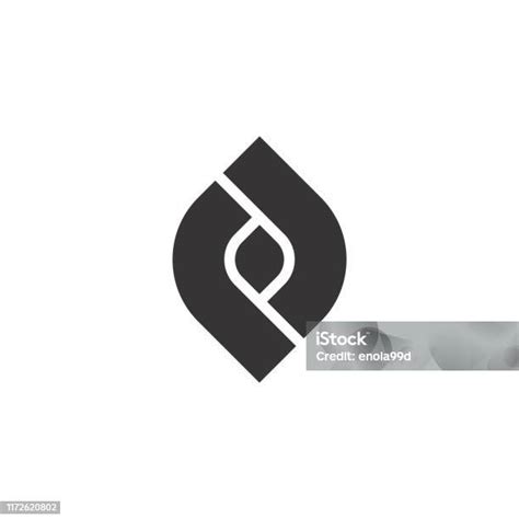 초기 F 디자인 영감 음양 상징에 대한 스톡 벡터 아트 및 기타 이미지 음양 상징 로고 모노그램 Istock