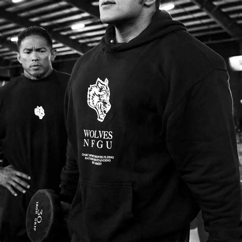 Darc Sport Hoodies Men Wolves Pullovers Workout Gym Fitness