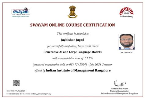 Ai Generativeai Machinelearning Deeplearning Llms Iimb Swayam