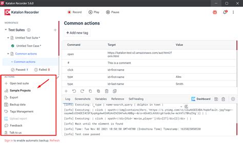Katalon Automation Recorder Quickstart