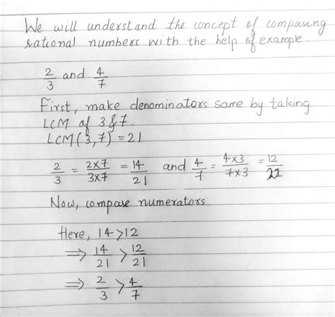 Comparing Rational Numbers Worksheet E