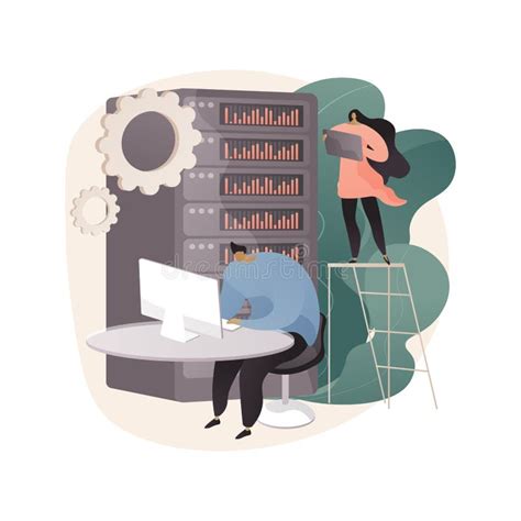 Big Data Storage Abstract Concept Vector Illustration Stock Vector Illustration Of Software