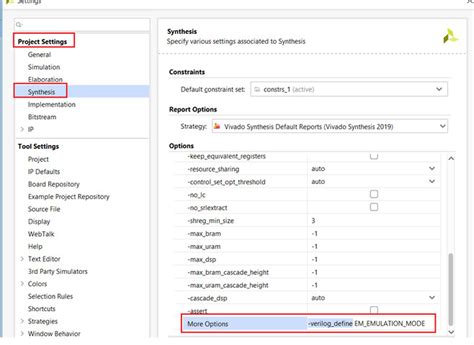 how to define verilog macros in vivado